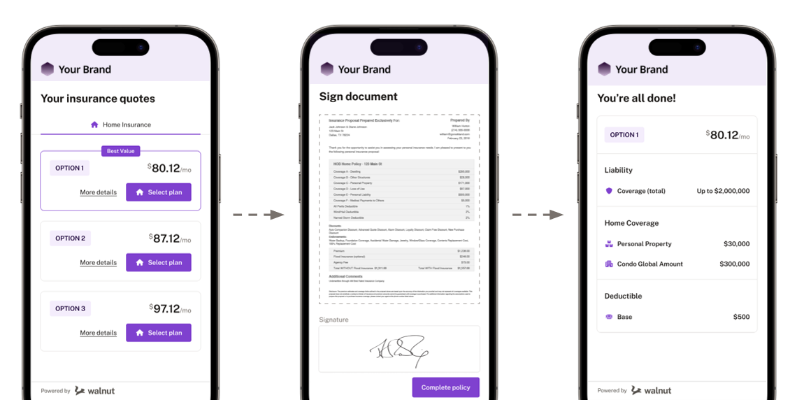 Walnut Insurance | Protection Products